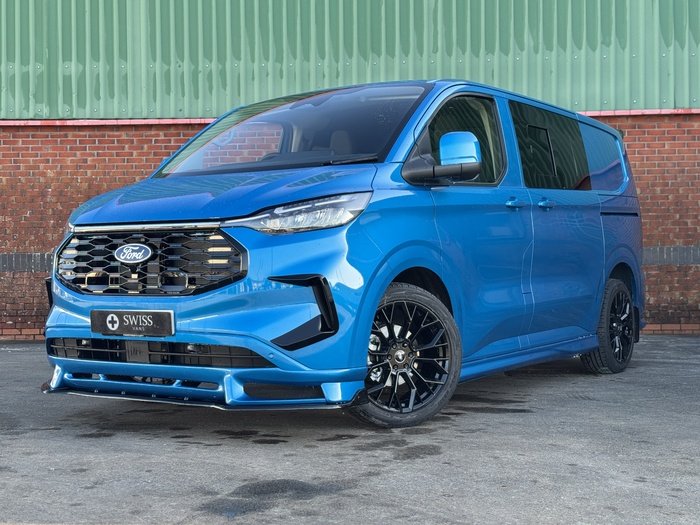 SOLD - FORD TRANSIT CUSTOM 2024 Blue in Pencoed, Bridgend | Swiss Vans ...